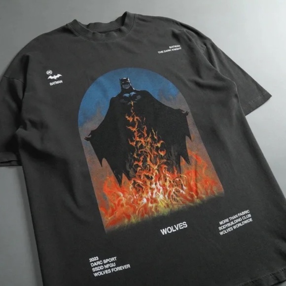 Darc Sport | Shirts | Darc Sport X Batman X Bane Rise Again Tee In Grey ...